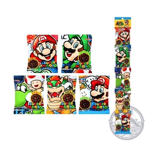 Super Mario Weizen-Puffs mit Schokoladenüberzug – DAE-YANG