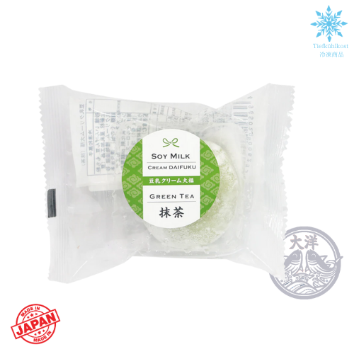 Tonyu Cream Daifuku Matcha (Reisknödel mit Matcha -Creme -Paste (SOJA ...